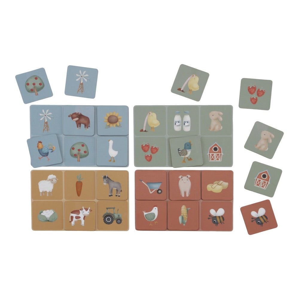 LITTLE DUTCH LITTLE FARM LOTTO BINGO GAME - Tolly Toys