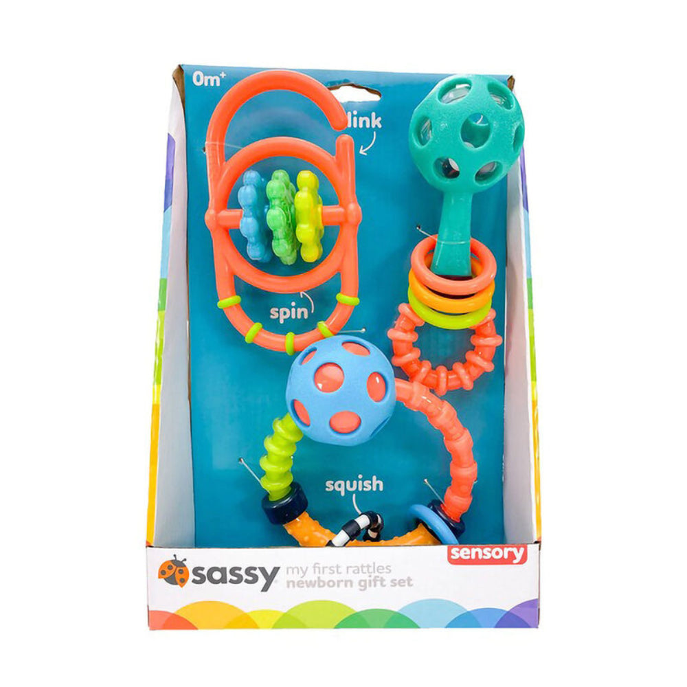 SASSY MY FIRST RATTLES GIFT SET - Tolly Toys