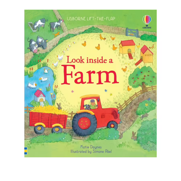 BRUMBY SUNSTATE BOOKS LOOK INSIDE A FARM BOARD BOOK - Tolly Toys