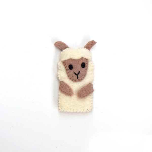 TARA TREASURES FELT FINGER PUPPETS LLAMA - Tolly Toys