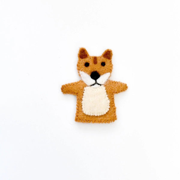 TARA TREASURES FELT FINGER PUPPETS DINGO - Tolly Toys