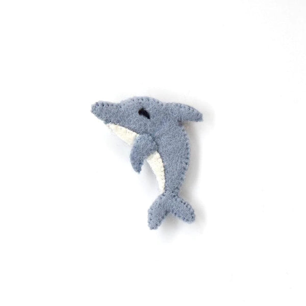 FELT FINGER PUPPETS DOLPHIN - Tolly Toys